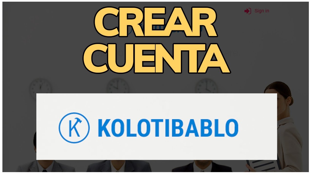 ️ Cómo CREAR CUENTA en KOLOTIBABLO en 2025 || Web de Trabajo ...