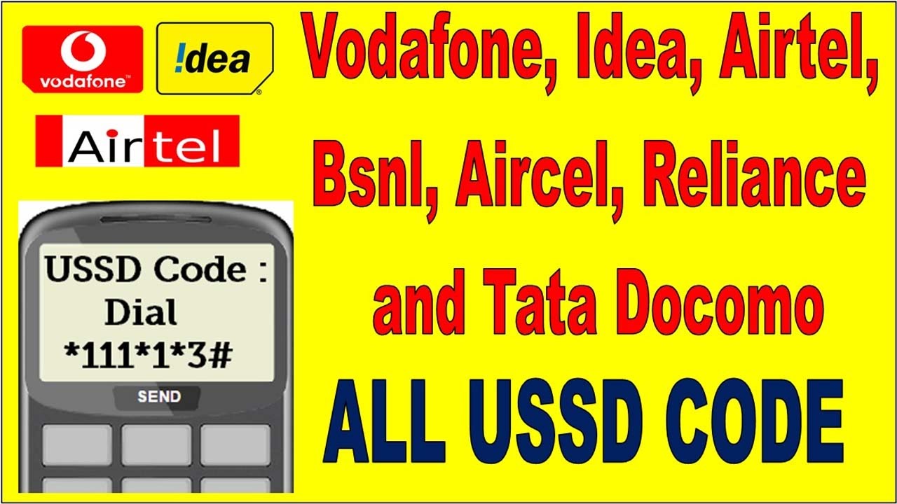 All sim USSD code chack video in hindi | Bhati Technical - YouTube
