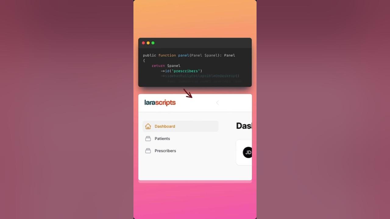Filament PHP - Collapsible Sidebar - YouTube