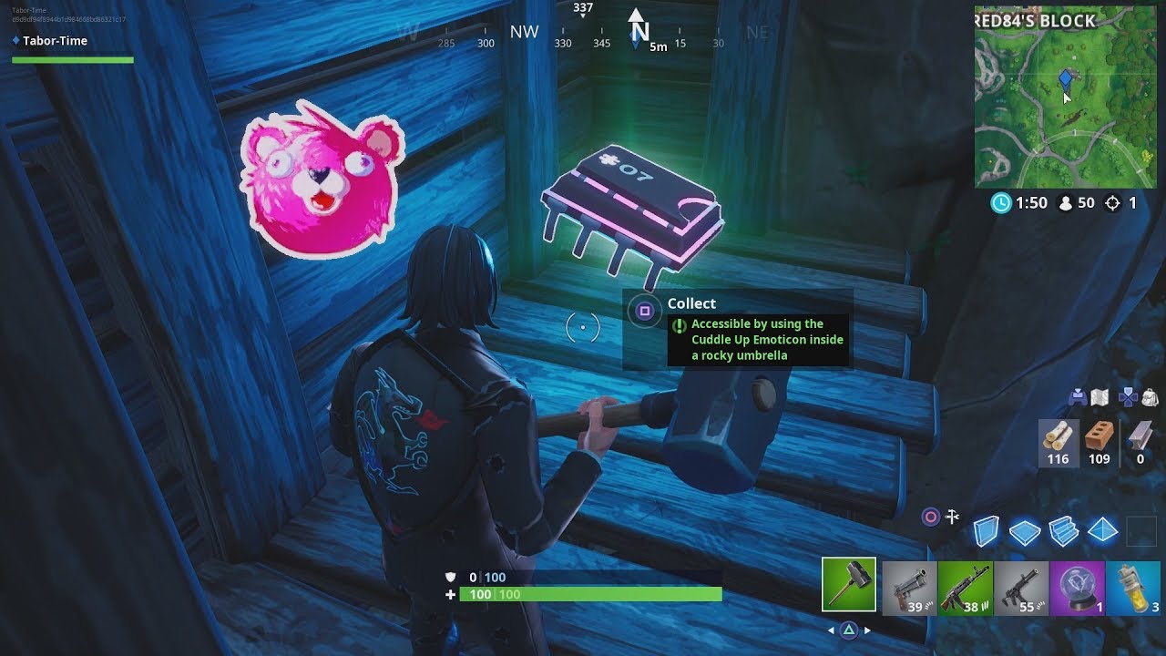 FORTBYTE #07 LOCATION - Accessible by using the Cuddle Up Emoticon ...