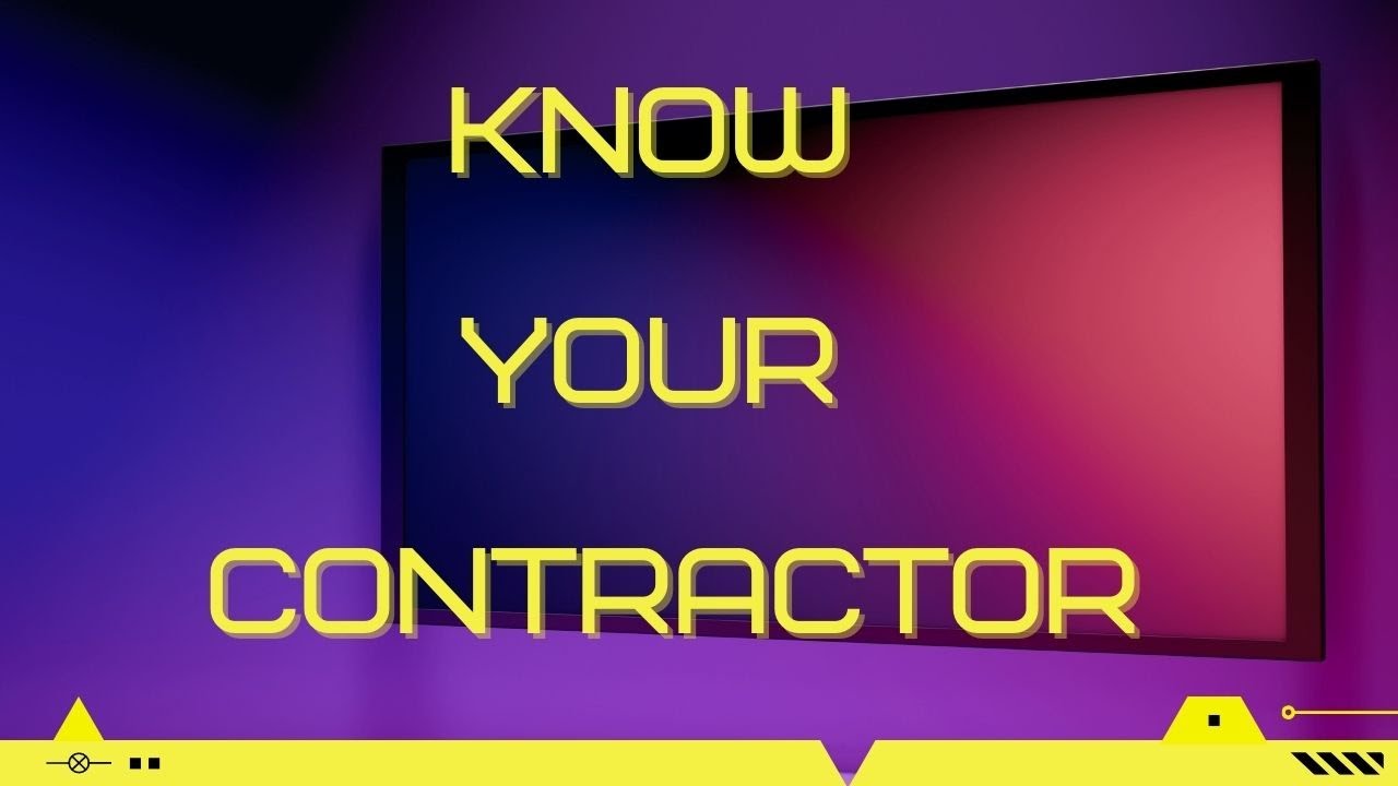 | Know Your Contractor | - YouTube