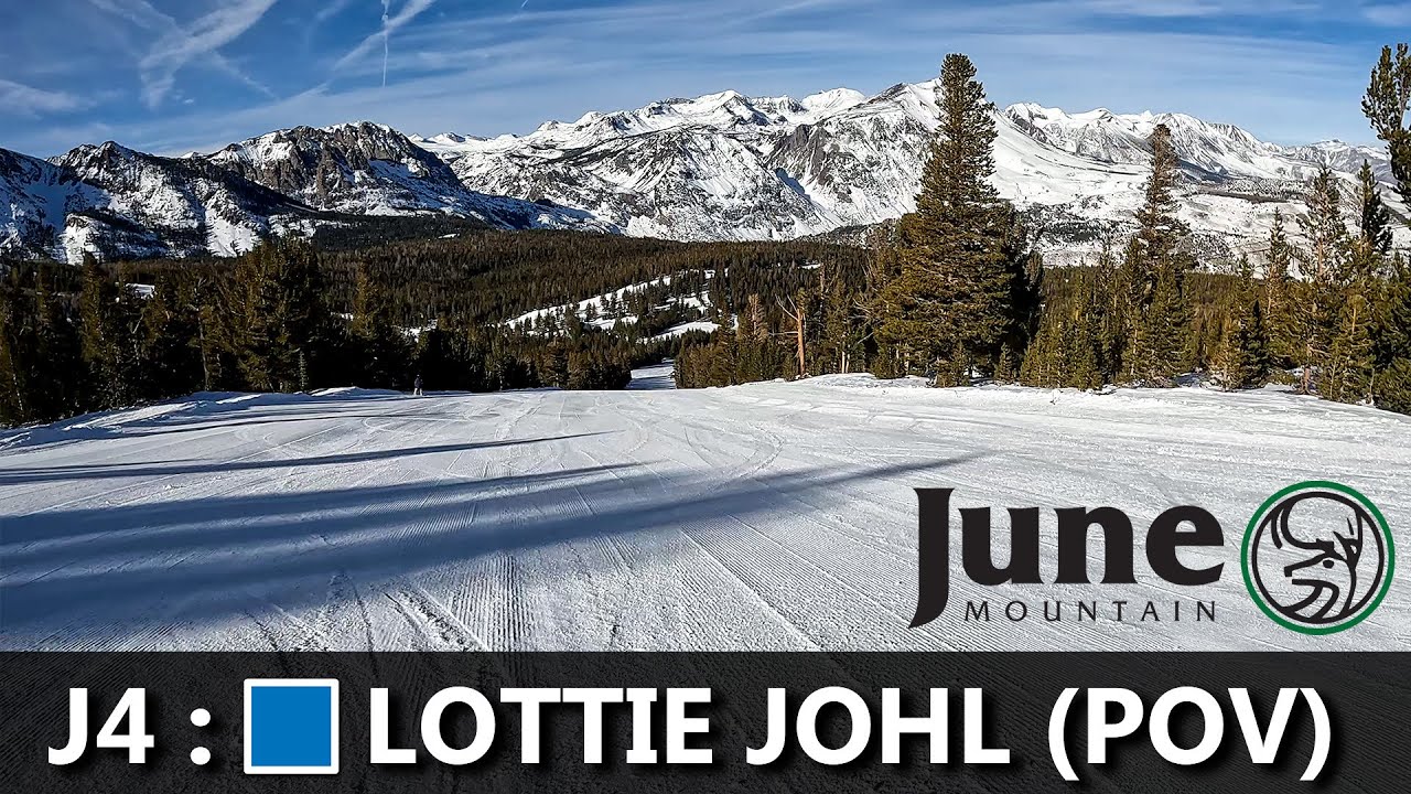 SNOWBOARDING in JUNE MOUNTAIN in California - LOTTIE JOHL (Intermediate ...