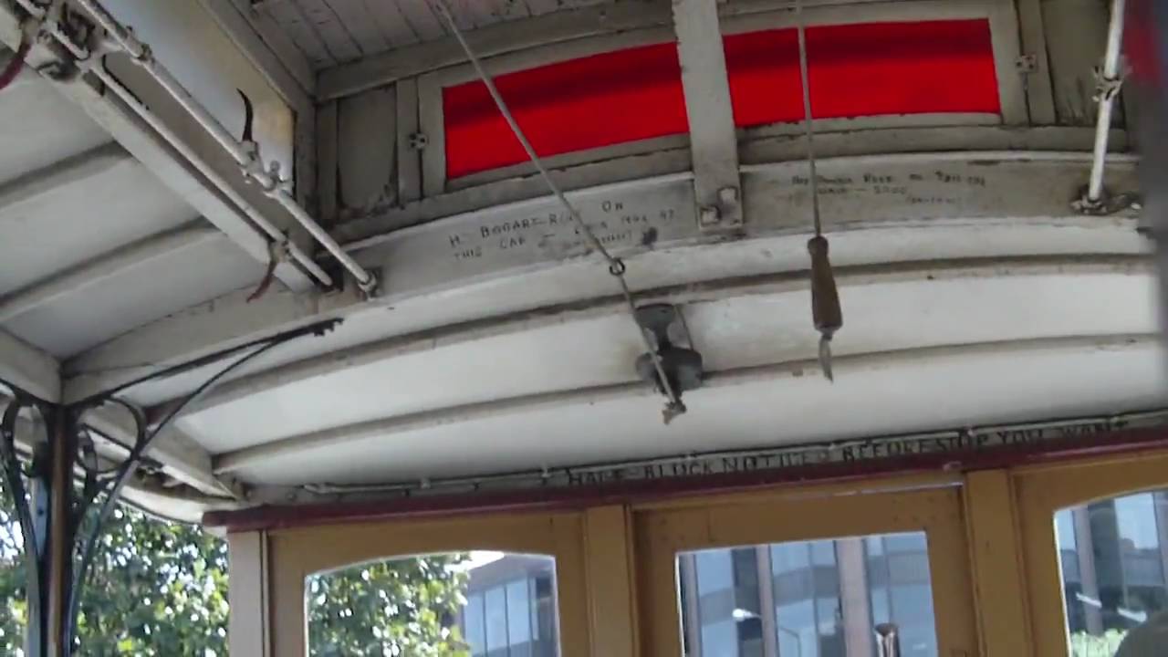 San Francisco: Inside a Cable Car - YouTube