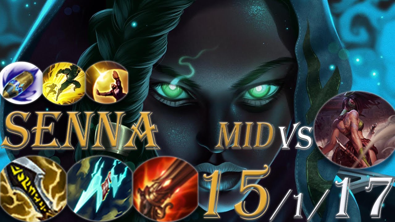 [S13] Senna Mid Vs Akali. The Fire Power And Range On 6 Items Game ...