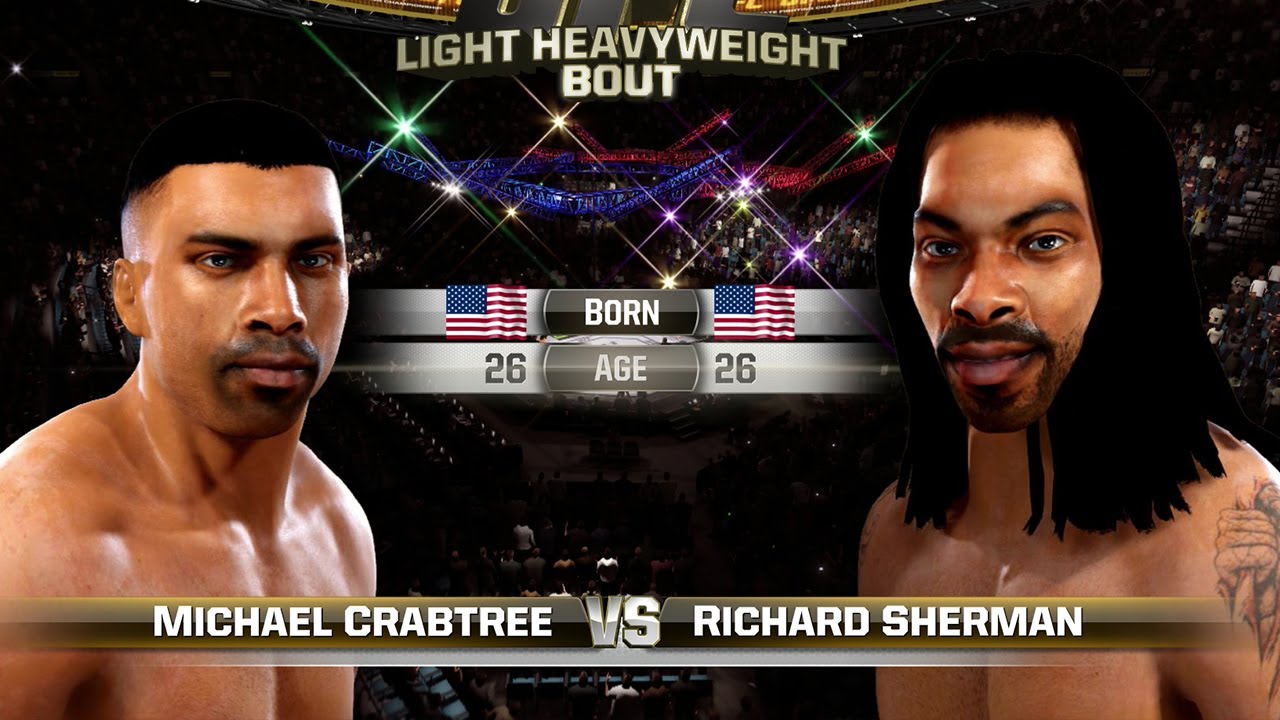 EA SPORTS UFC "Celebrity Matchup" Richard Sherman vs Michael Crabtree ...