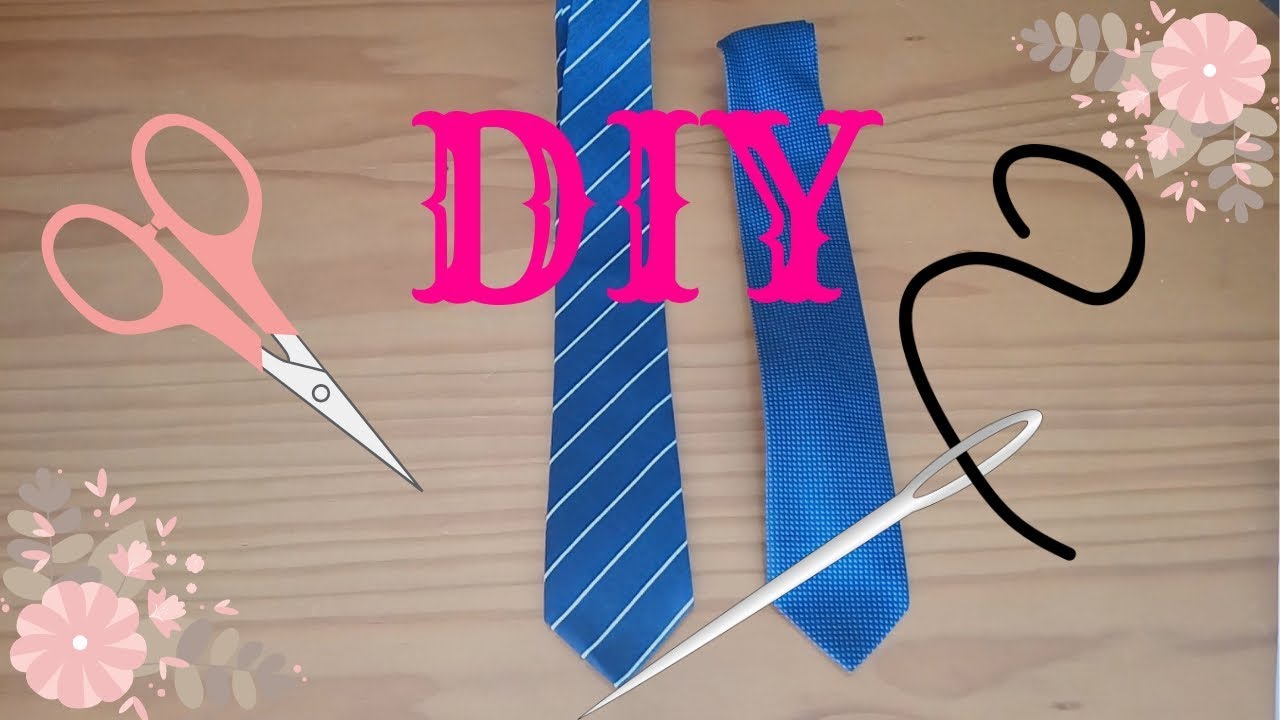 COMO ESTRECHAR UNA CORBATA .DIY. - YouTube