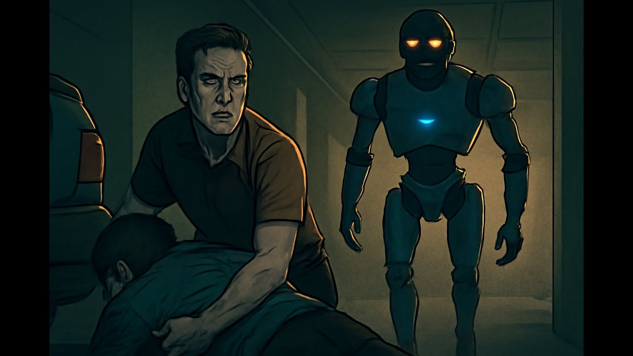 The Suspenseful Night in 2999 A Close Call with the Robot Security ...