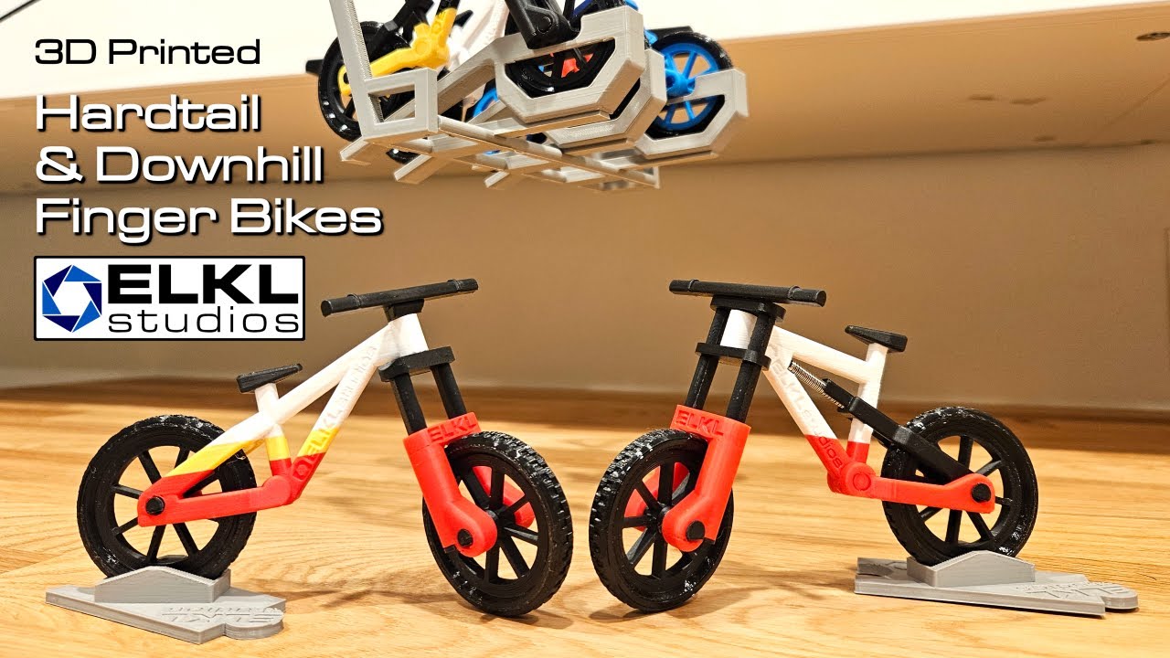 Announcing our Hardtail and Full Suspension finger bikes! - YouTube