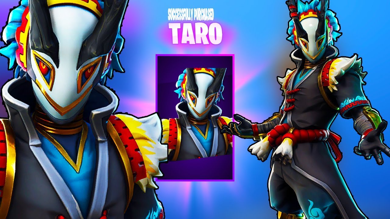 NOT THICC BUT COOL ASF! NEW "TARO" SKIN LOOKS LIKE RYUK FROM DEATH NOTE ...
