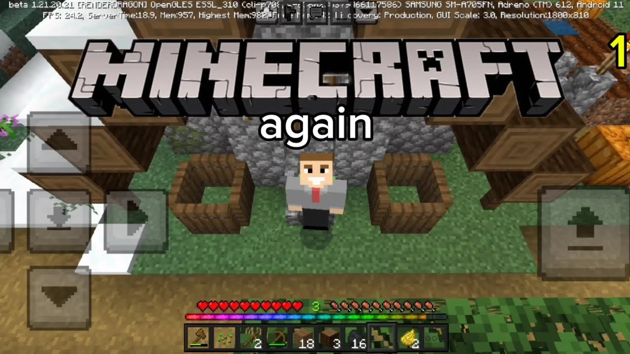 playing minecraft again....|minecraft tricky trials - YouTube