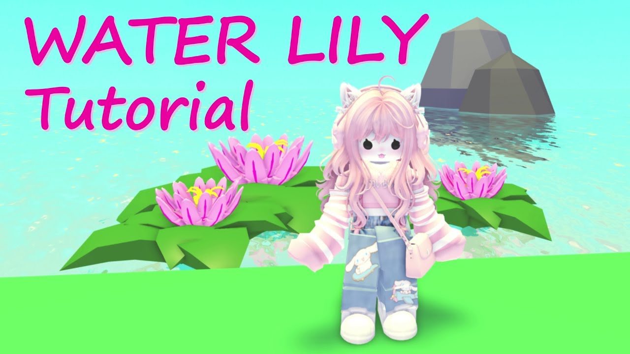 How to make a WATER LILY in ADOPT ME Tutorial - YouTube