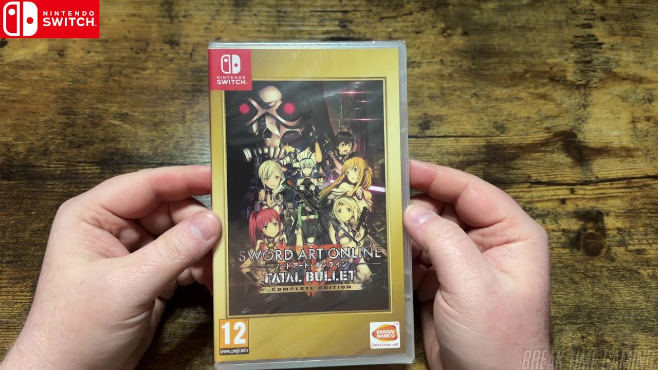Sword Art Online Fatal Bullet Nintendo Switch Unboxing - YouTube