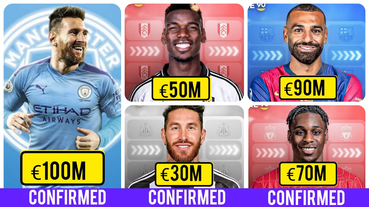 💥 THE LATEST CONFIRMED TRANSFER NEWS AND RUMOURS 2025, MESSI, RASHFORD ...