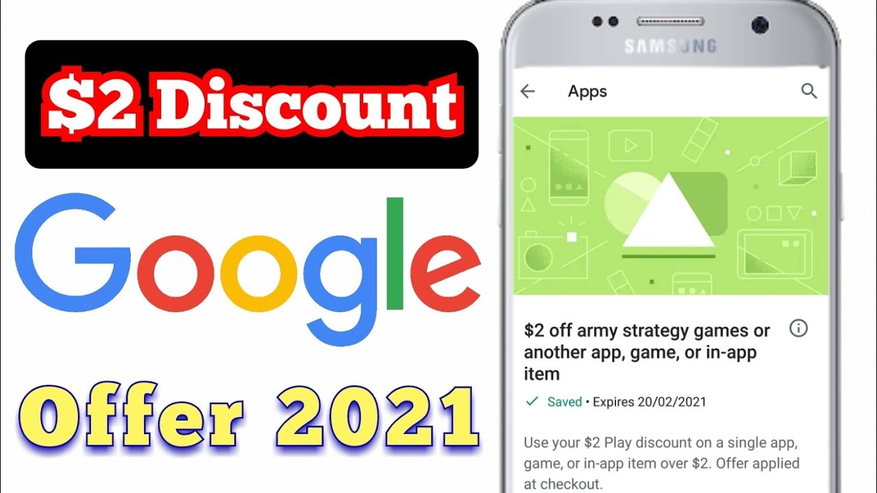 Play Store Rewards How To Use | $2 Discount On Play Store | 2021 - YouTube