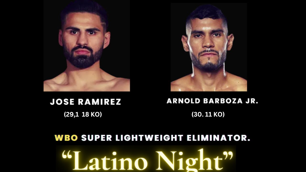 Nov. 16. Jose Ramirez vs Arnold Barboza Jr. Eliminator Fight. #dazn #daznboxing - YouTube