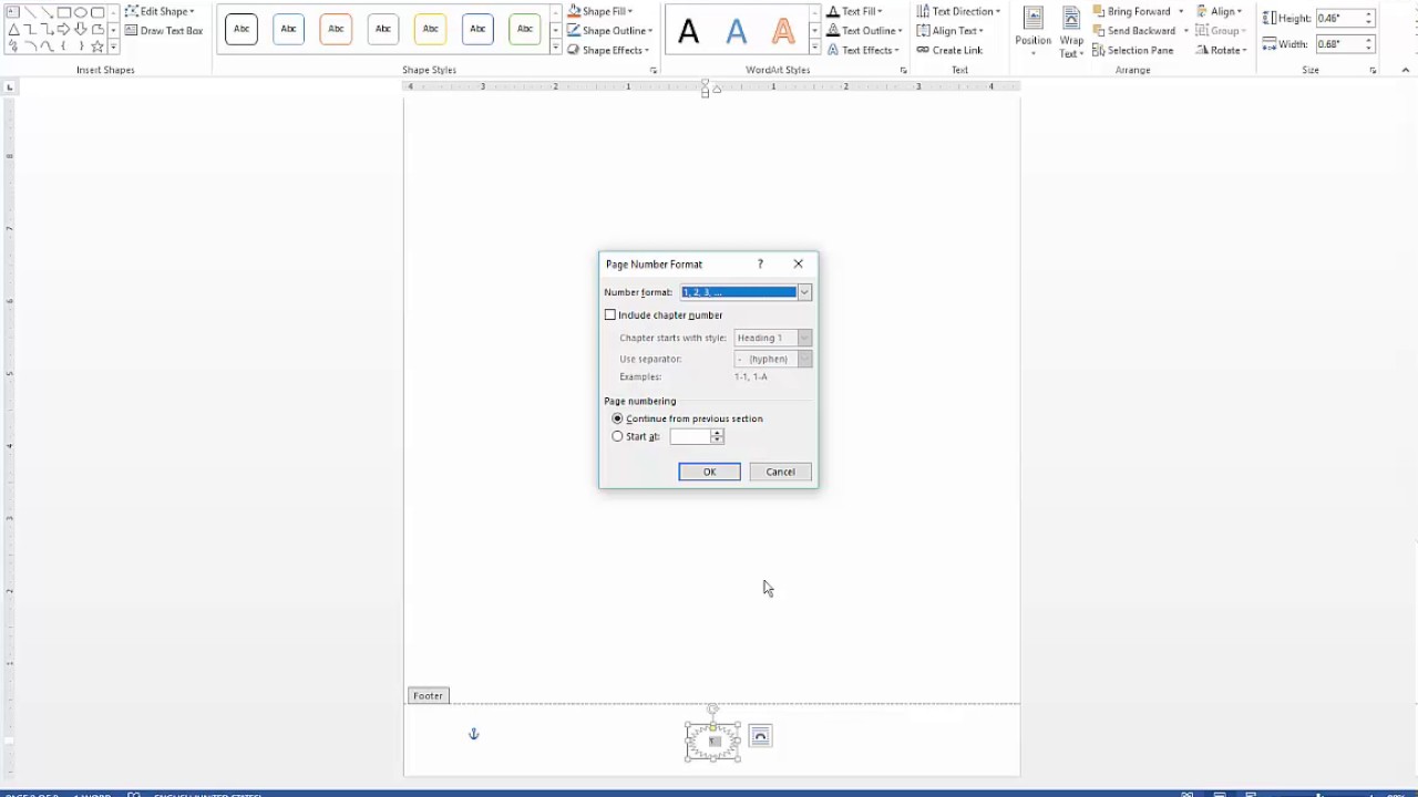 Auto Numbering Word 2013 - YouTube