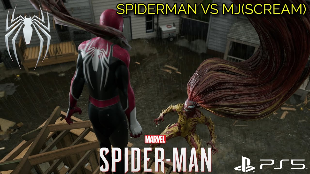 Spider-Man 2 PS5 Live #5(Missing MJ Fight) | SPIDERMAN VS MJ(SCREAM ...