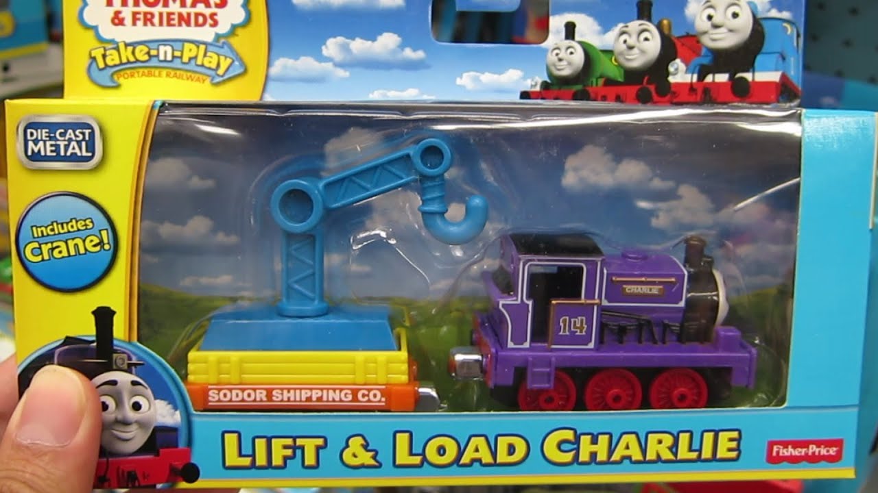 Lift & Load Charlie - Thomas Take N Play Diecast Train - YouTube