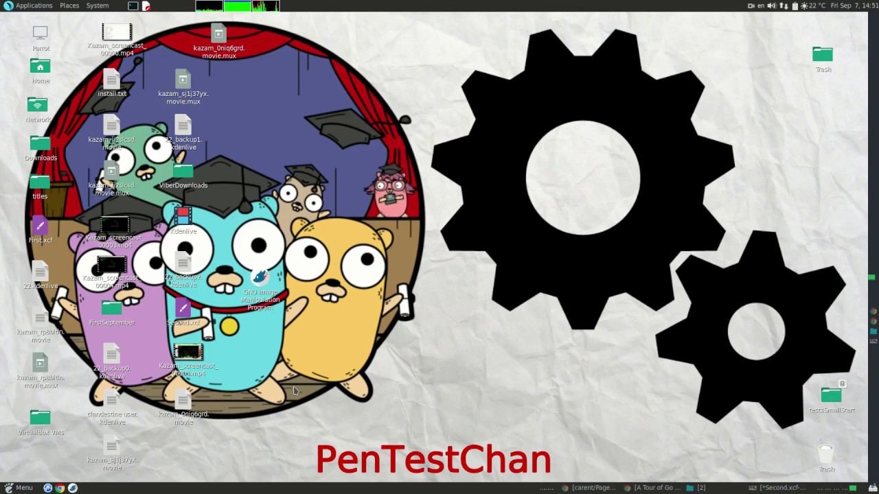 How To Create Golang Functions With Terminal On Parrot Security Linux Youtube 5054