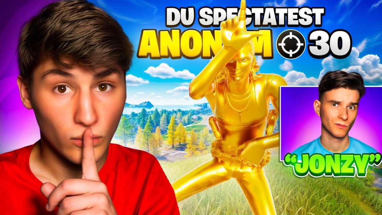Jonzy geht UNDERCOVER in einem Fortnite Turnier von AlviVB! 🤫 - YouTube