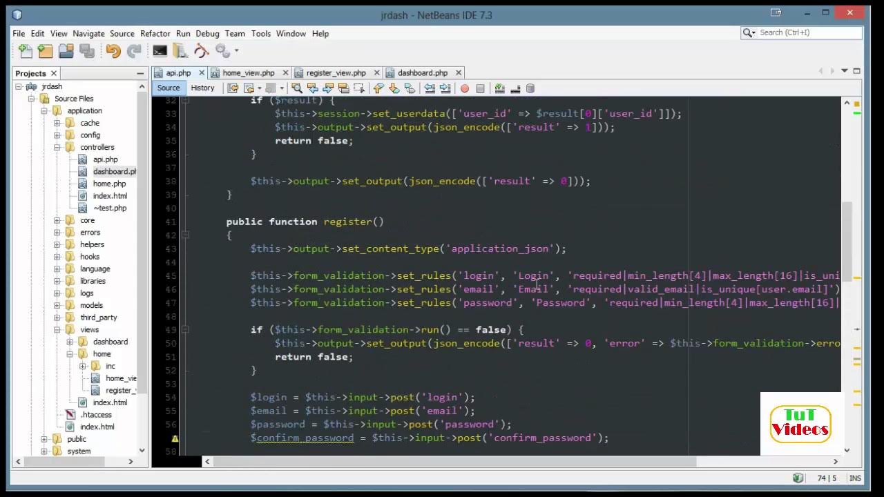PHP Codeigniter - Refactoring an API and Javascript - Lecture 6 - YouTube
