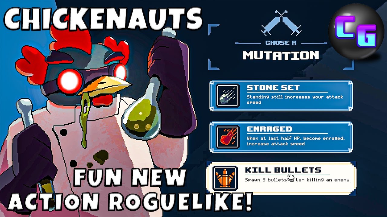 Chickenauts - Alien Invasion Action Roguelike! - YouTube