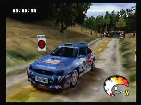 Rally Championship PS1 intro and gameplay footage - YouTube