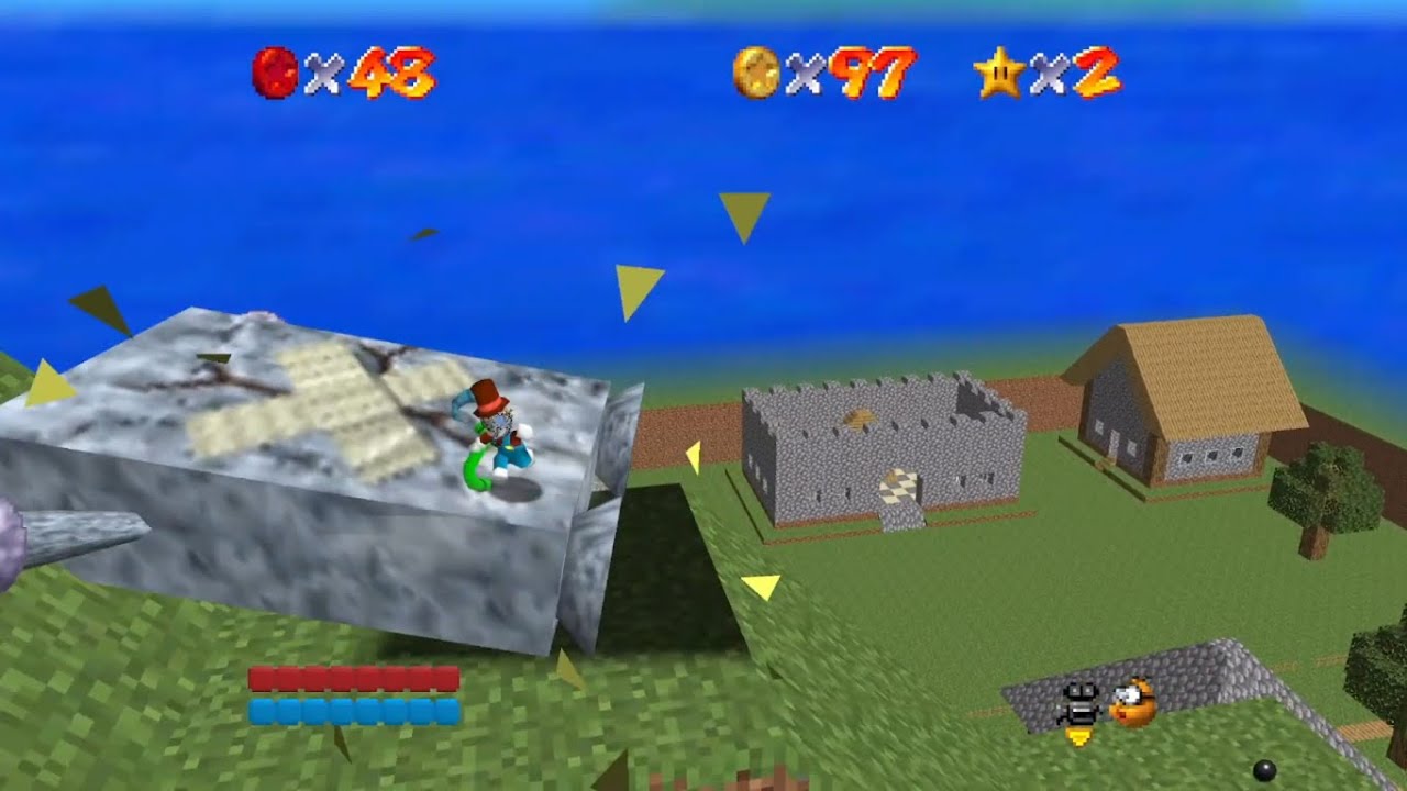 Showrunner Plays Minecraft by Freefworks - Mario Builder 64 - YouTube