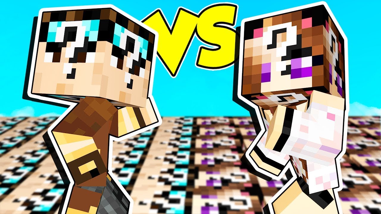 LUCKY BLOCK DI LYON contro LUCKY BLOCK DI ANNA su MINECRAFT! - YouTube