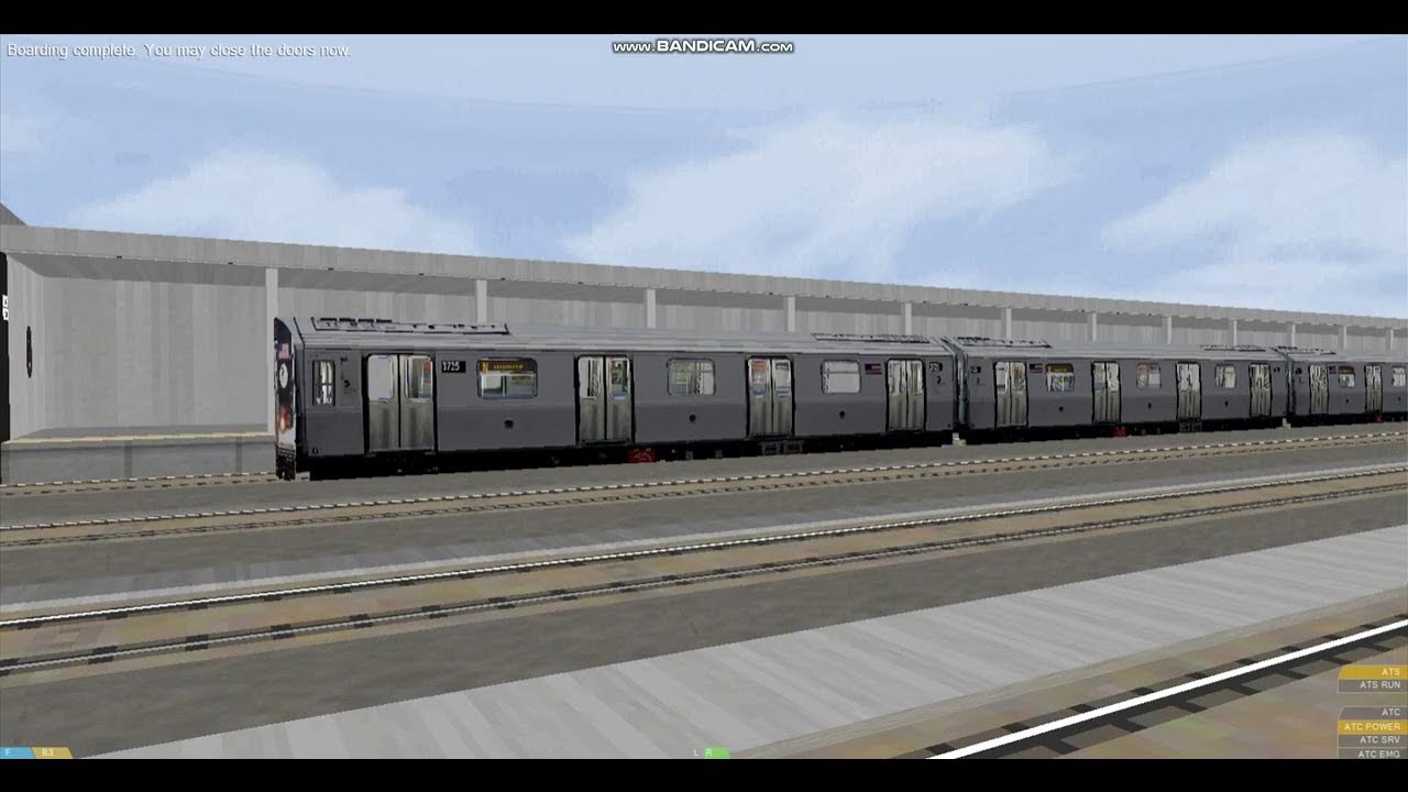 Openbve R179B/A V7 Alstom N Train Arriving & Departing at 18th Avenue - YouTube