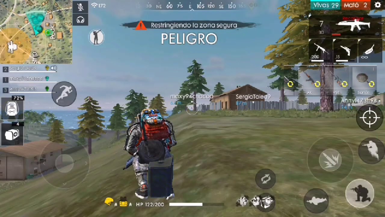 pelea de bots Free Fire - YouTube