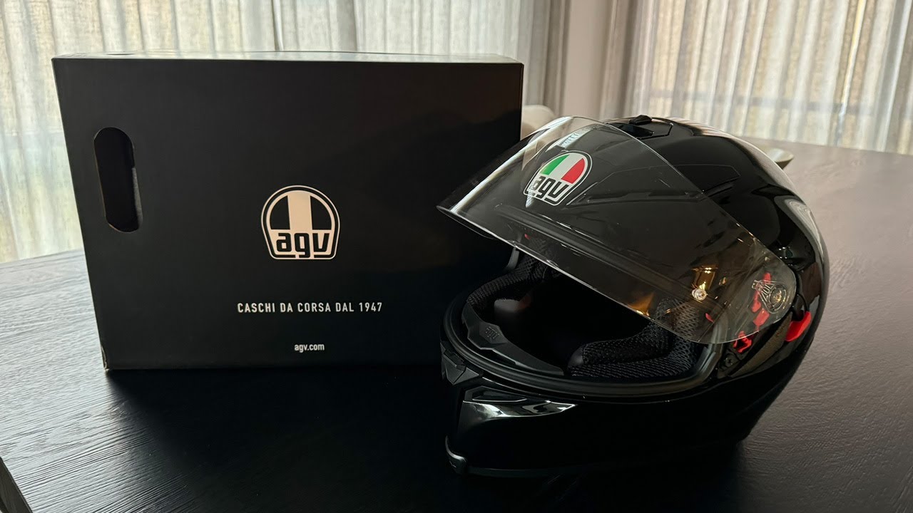 AGV K5S Motorcycle Helmet | Unboxing & First Impressions - YouTube