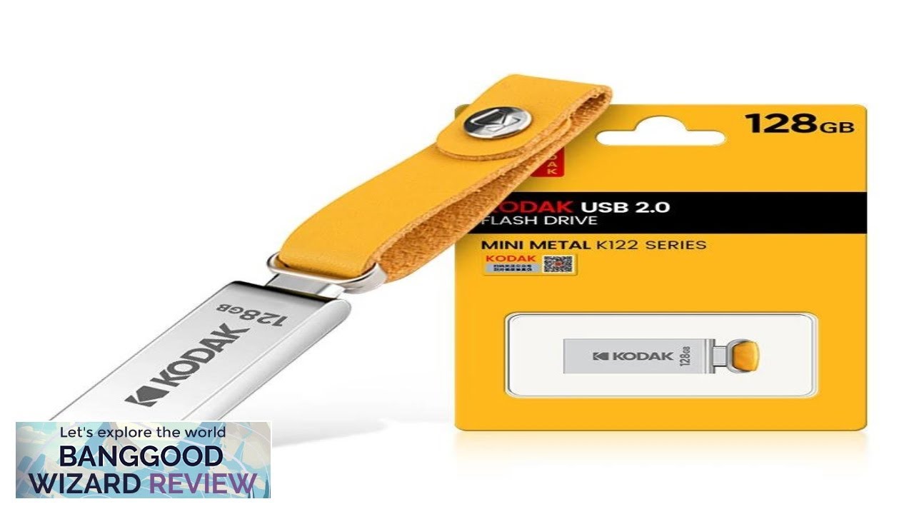 KODAK K122 128GB Metal USB Flash Drive USB2.0 Memory Pendrive Disk U Review - YouTube