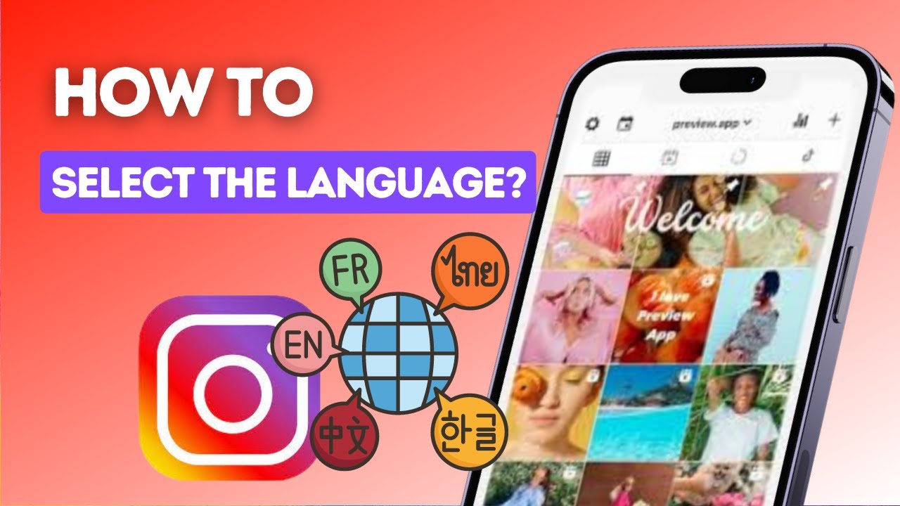 How to select the language on Instagram? - YouTube