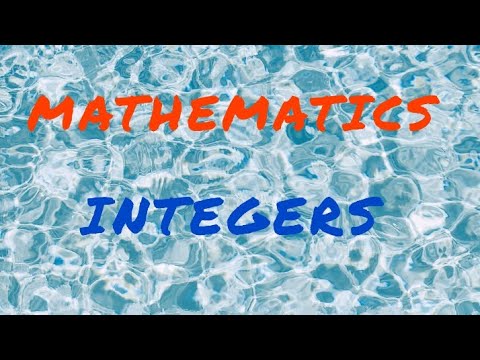 WHAT IS INTEGERS WHAT ARE THE TYPE OF INTEGERS - YouTube