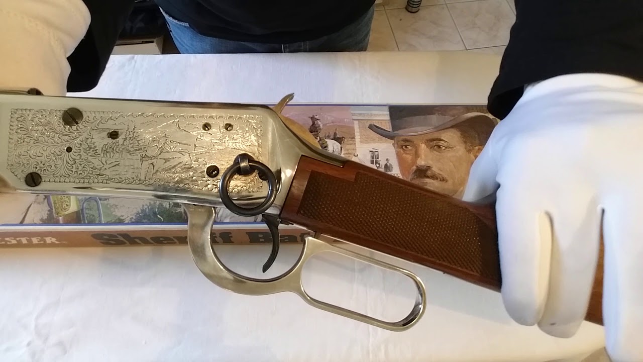 Vidéo complète Winchester 94 commémorative Sheriff Bat Masterson - YouTube
