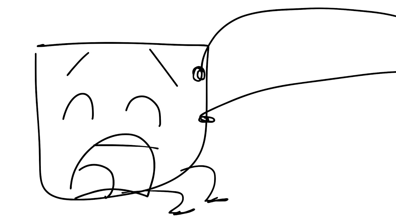 BFDI: ice cube trips on a wire - YouTube