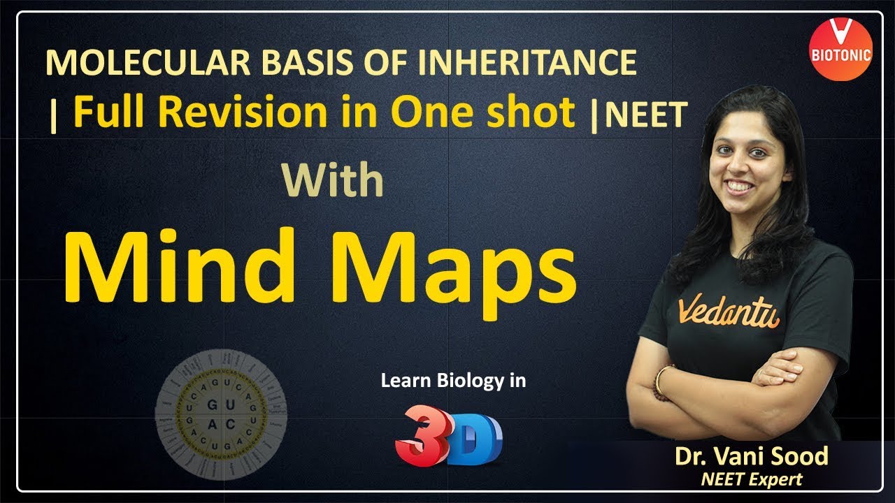 MIND MAPPING for NEET 2020 | Molecular Basis of Inheritance Class 12 ...