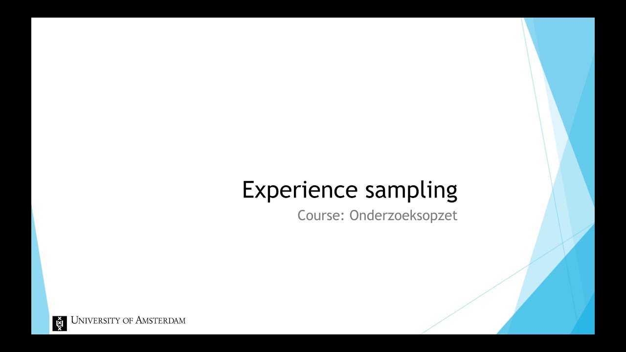 Experience Sampling YouTube experience-sampling-youtube