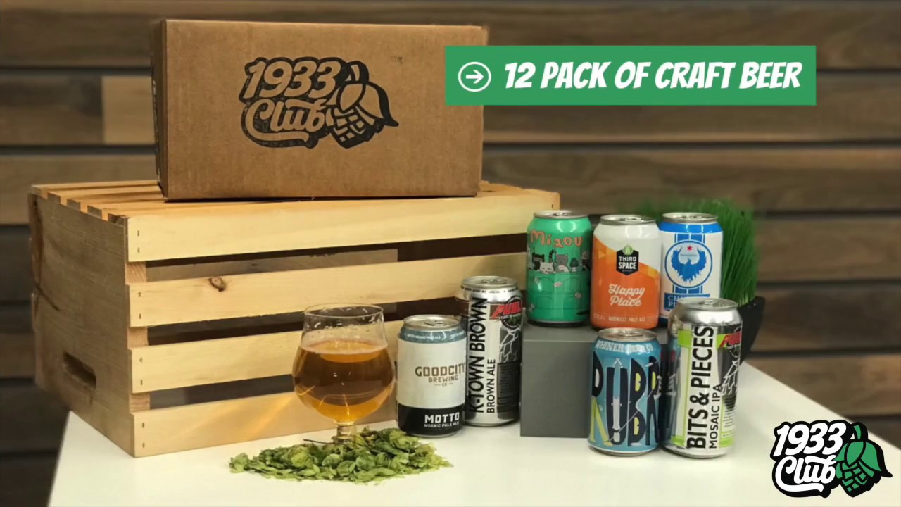 1933 Club - Craft Beer, delivered to your door, every Month. - YouTube
