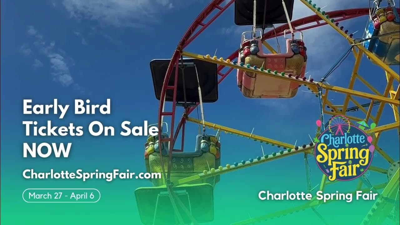 Family Rides that are thrillingly tame are at the Charlotte Spring Fair - YouTube