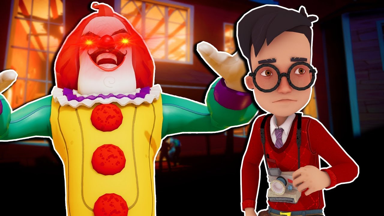 The Neighbor is a Clown and He's Angry! - Secret Neighbor Multiplayer ...