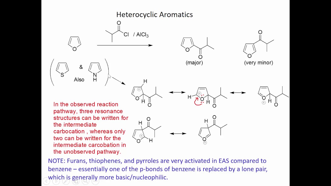 Electrophilic Arom Subs nonBenzene Systems Nuc Aromatic Subs (Part 3 ...