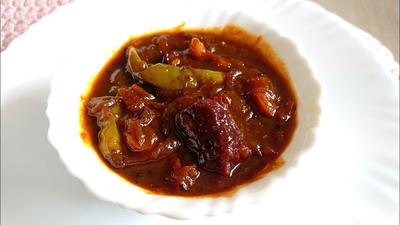 Pulinkari recipe | പുളിങ്കറി | MAAVOO'S COOKHOUSE - YouTube