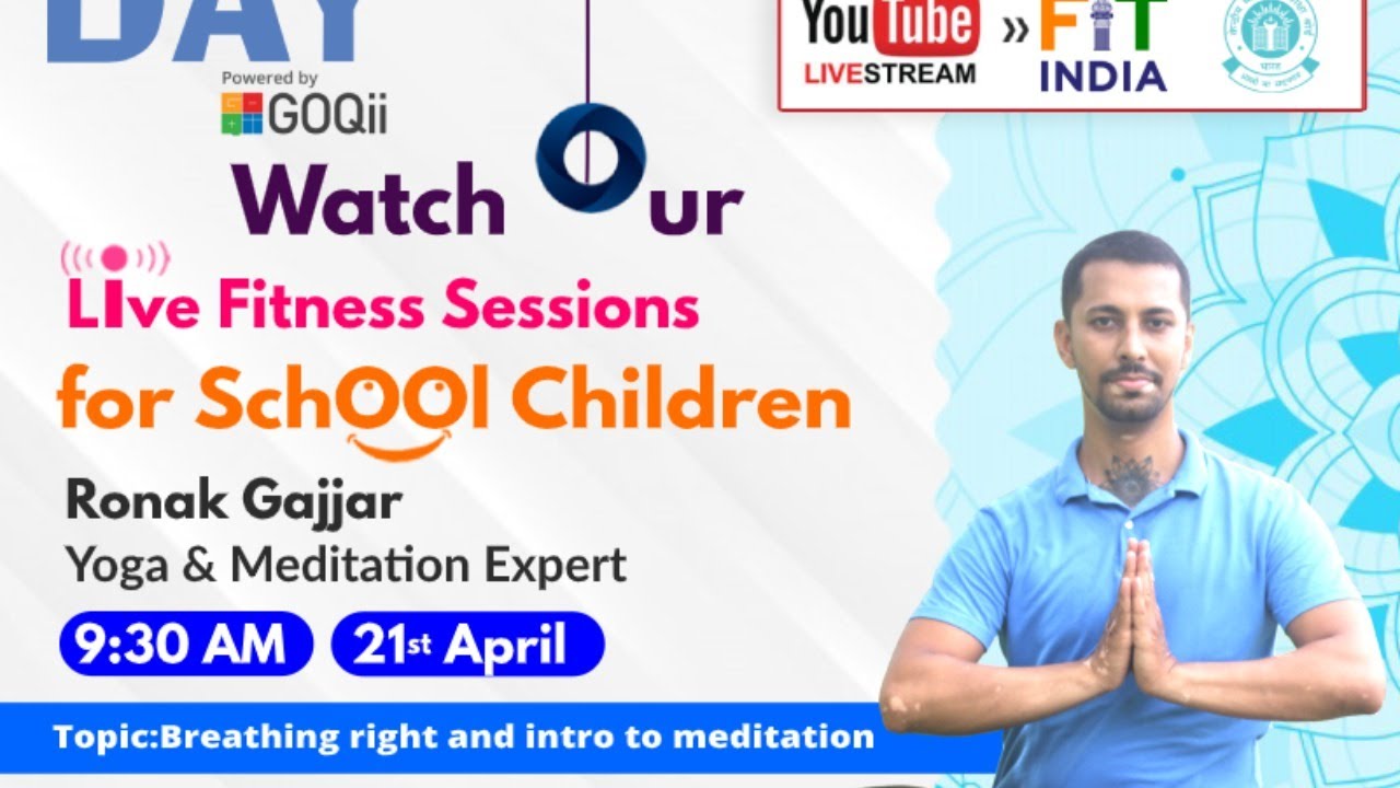 Fit India Active Day session with Ronak Gajjar - YouTube