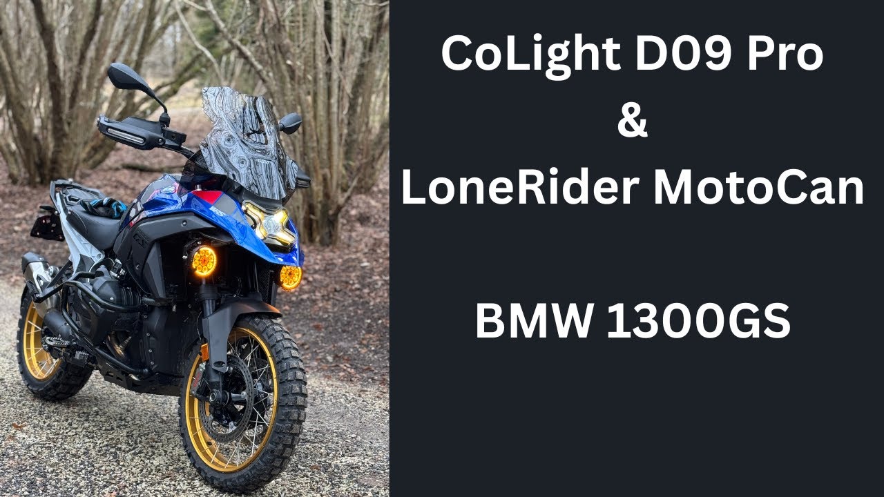 CoLight D09 Pro - BMW 1300GS installation and configuration explained ...