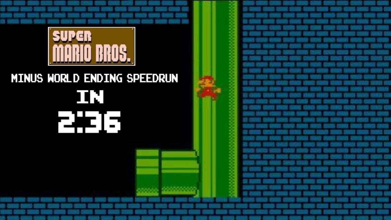 Super Mario Bros. Minus World Ending Speedrun in 2:36.060 (PB!!!) - YouTube