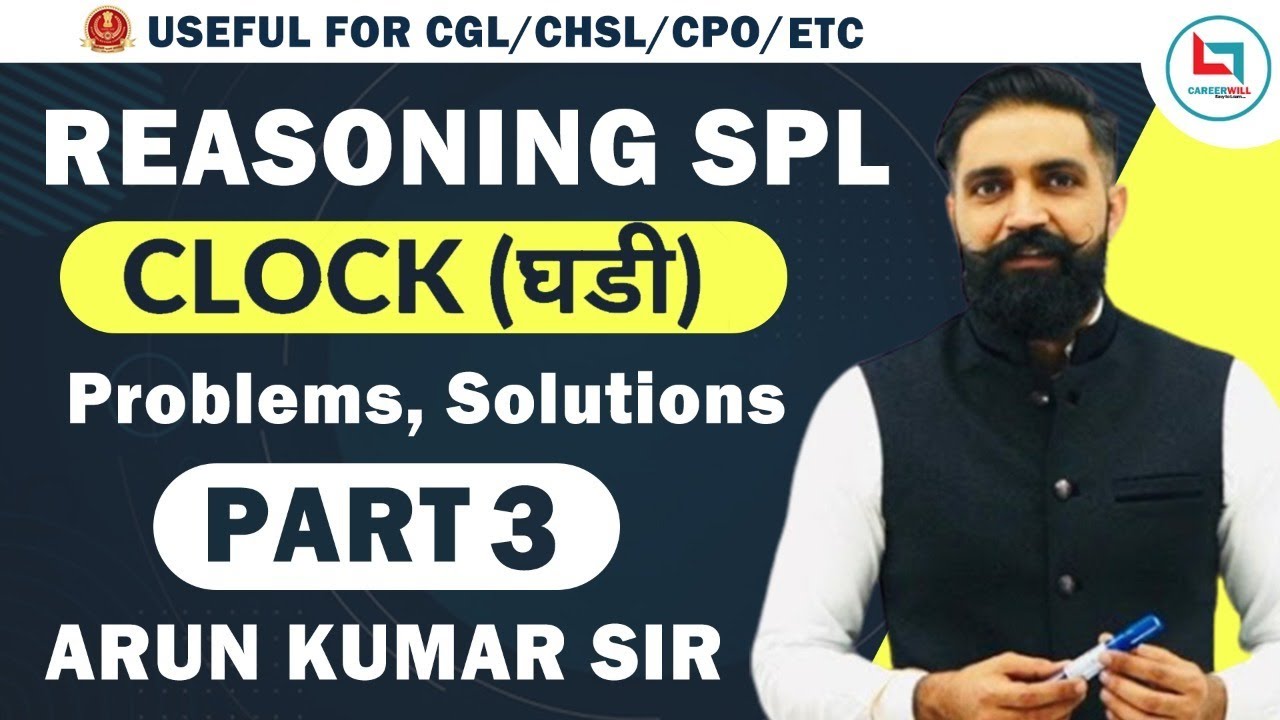 Clock problems and solutions Part 3 || ARUN SIR - YouTube