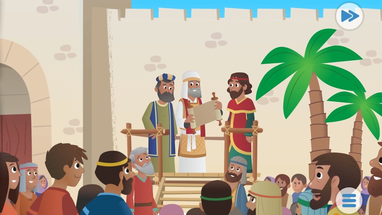 Nehemías y Esdras - Biblia para niños - YouTube