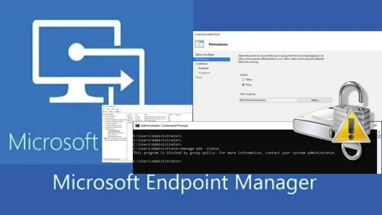 Prevent Local Administrators From Managing Bitlocker With The Manage